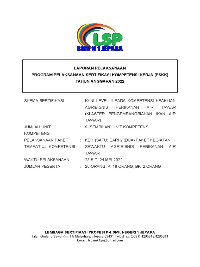 Lap. Paket 1 APAT | PDF