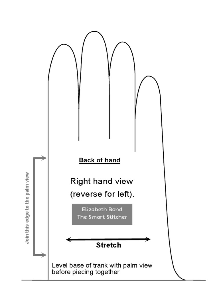 Glove Template FREE PATTERN | PDF | Glove | Hand