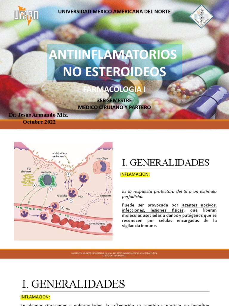 AINES | PDF | Droga anti-inflamatoria libre de esteroides | Inflamación
