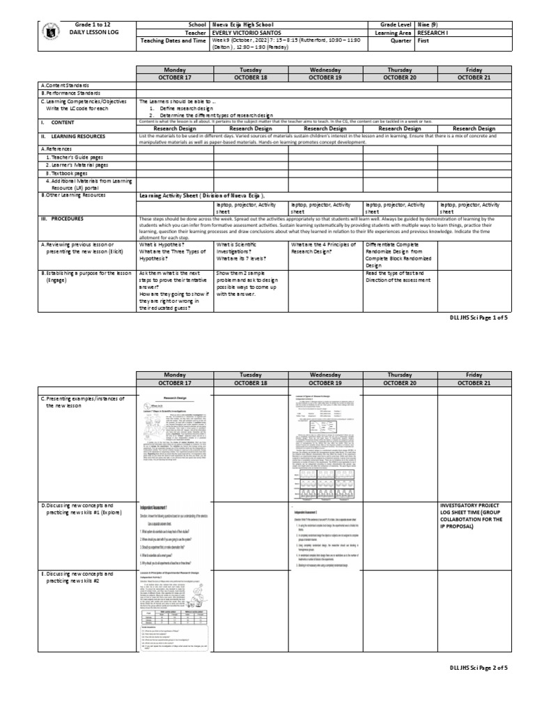 DLL Research Week 9 | PDF | Hypothesis | Learning