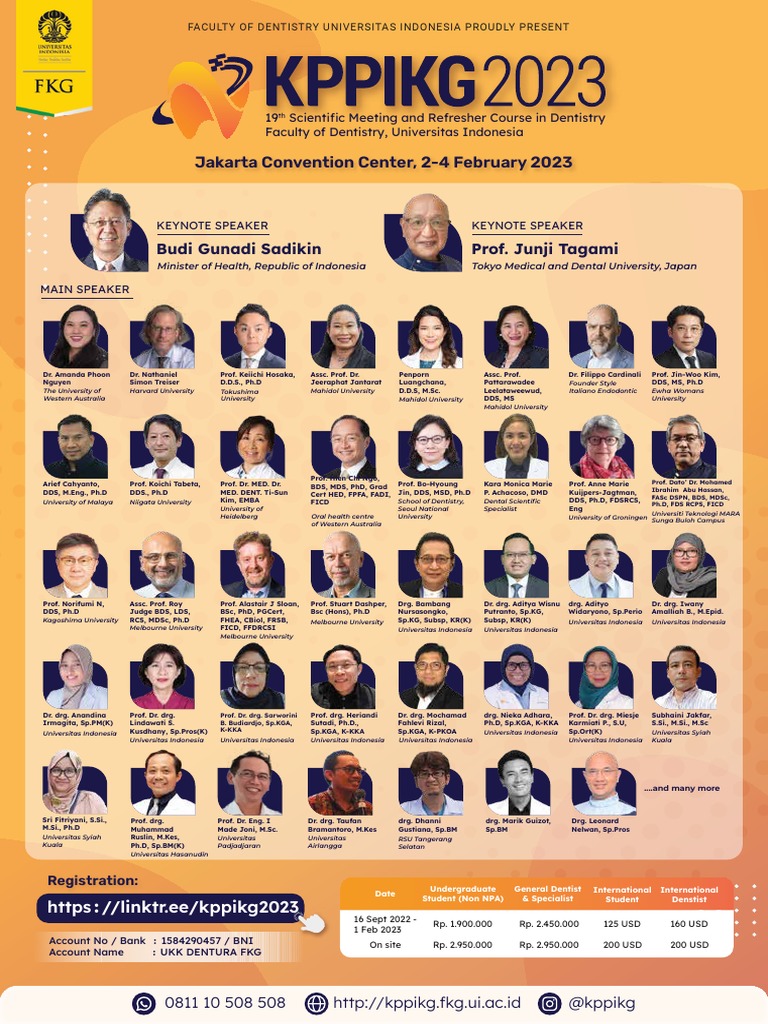 Speaker List & Schedule KPPIKG 2023 | PDF