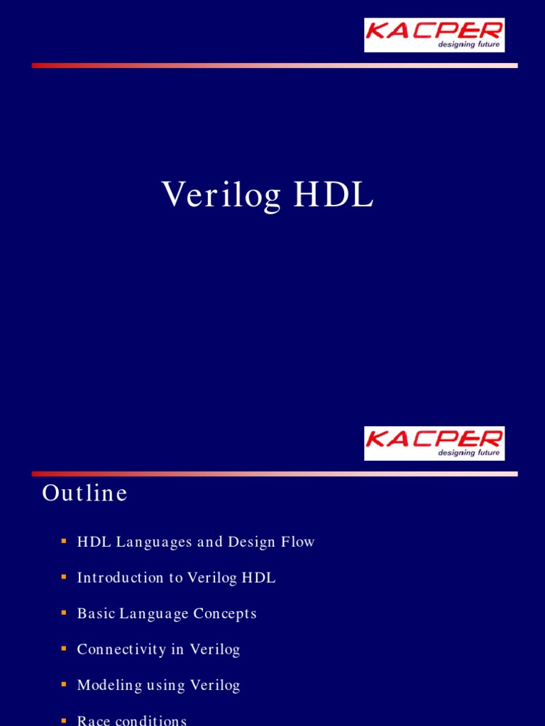 Verilog | Hardware Description Language | Logic Synthesis