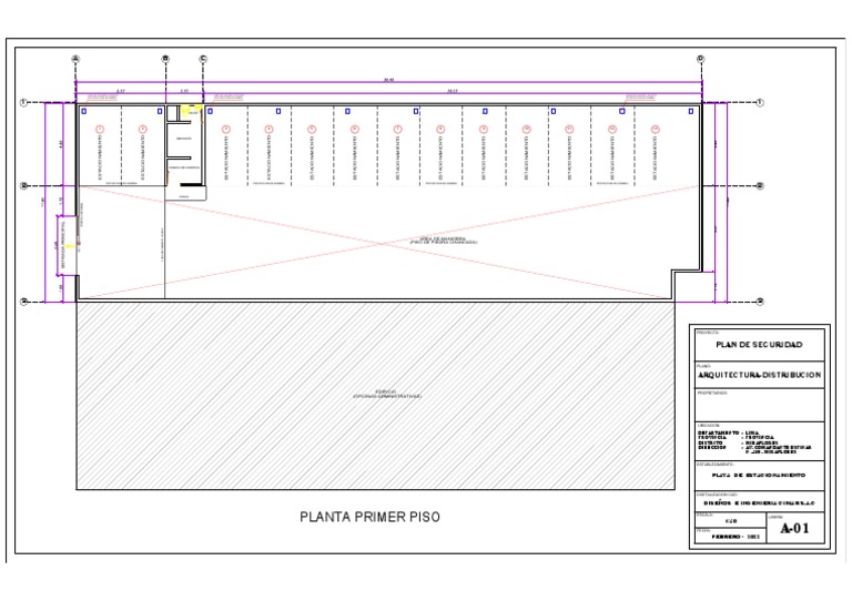 DISTRIBUCION COCHERA-Model | PDF
