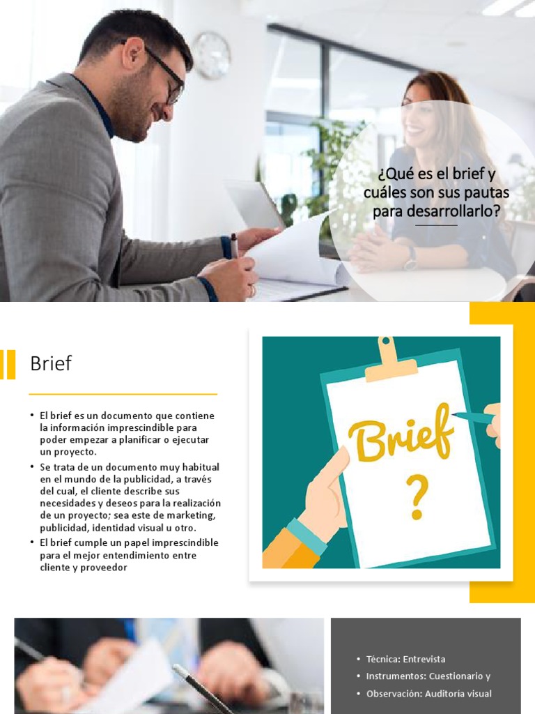 Qué Es El Brief y Cuáles Son Sus Pautas | PDF | Publicidad | Marketing