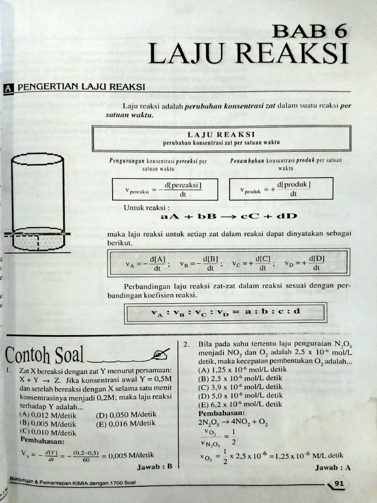 Laju Reaksi | PDF