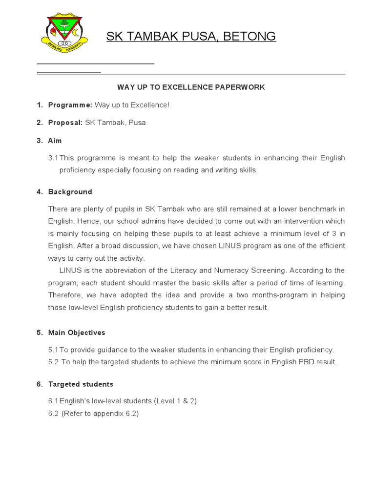 Kertas - Kerja - Program - Linus Plus Grouping | PDF | Literacy | Learning Methods