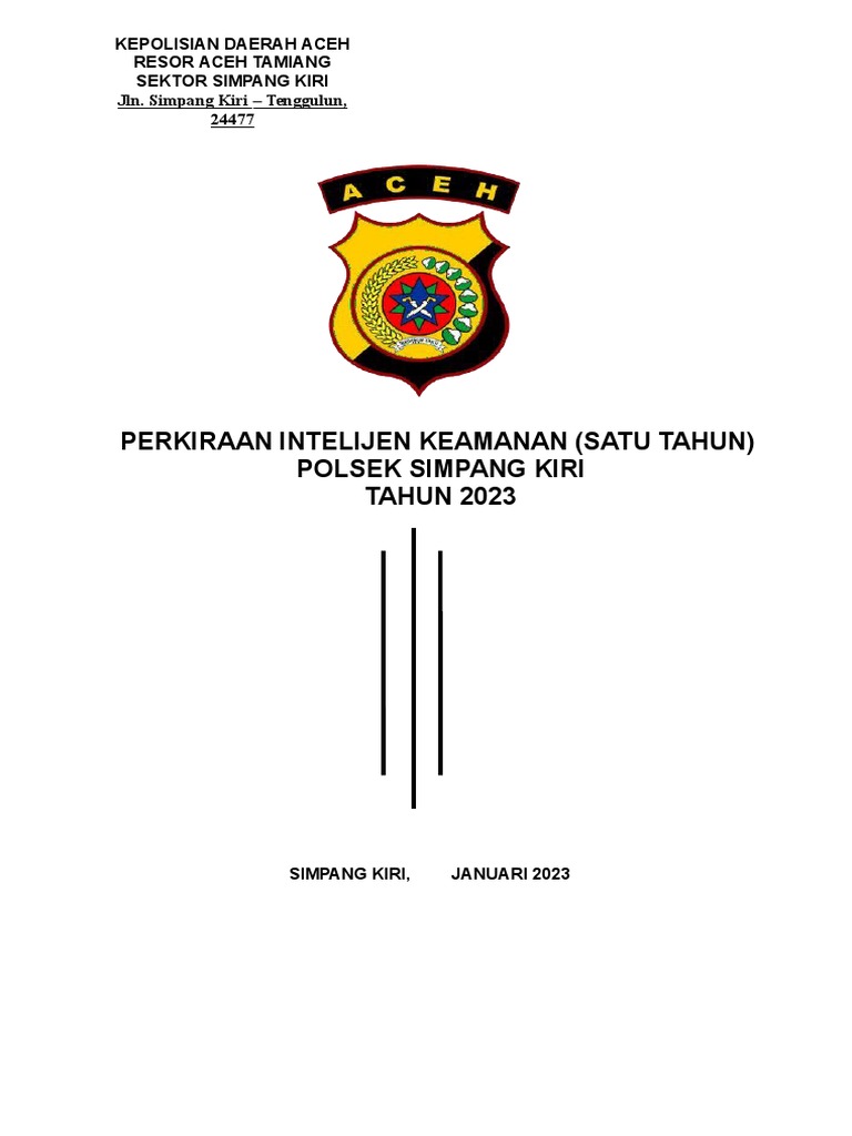 Kirka Intelijen 2023 | PDF