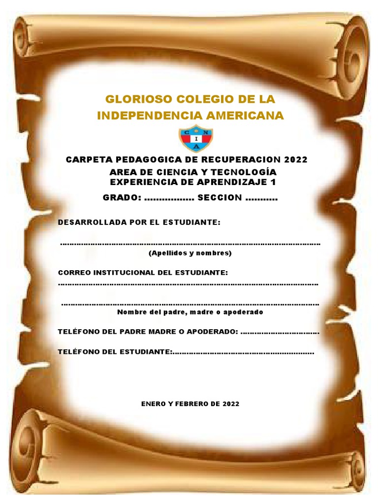 Experiencia de Aprendizaje 1 - Cyt - 2021 | PDF | Dióxido de carbono | Gases de efecto invernadero
