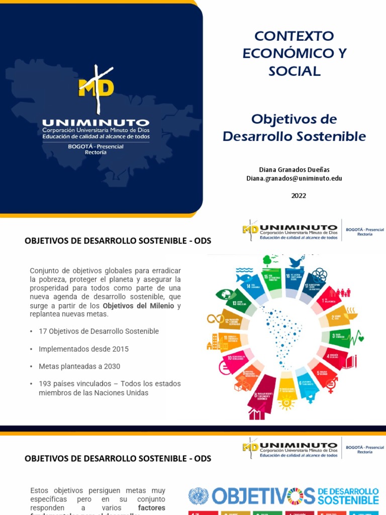 Sesion 3 - Introduccion A ODS - 2022-1 | Descargar gratis PDF | Sustentabilidad | Desarrollo ...