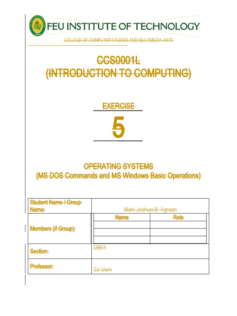 LAB Act. Task 3 | PDF | Computers | Technology & Engineering