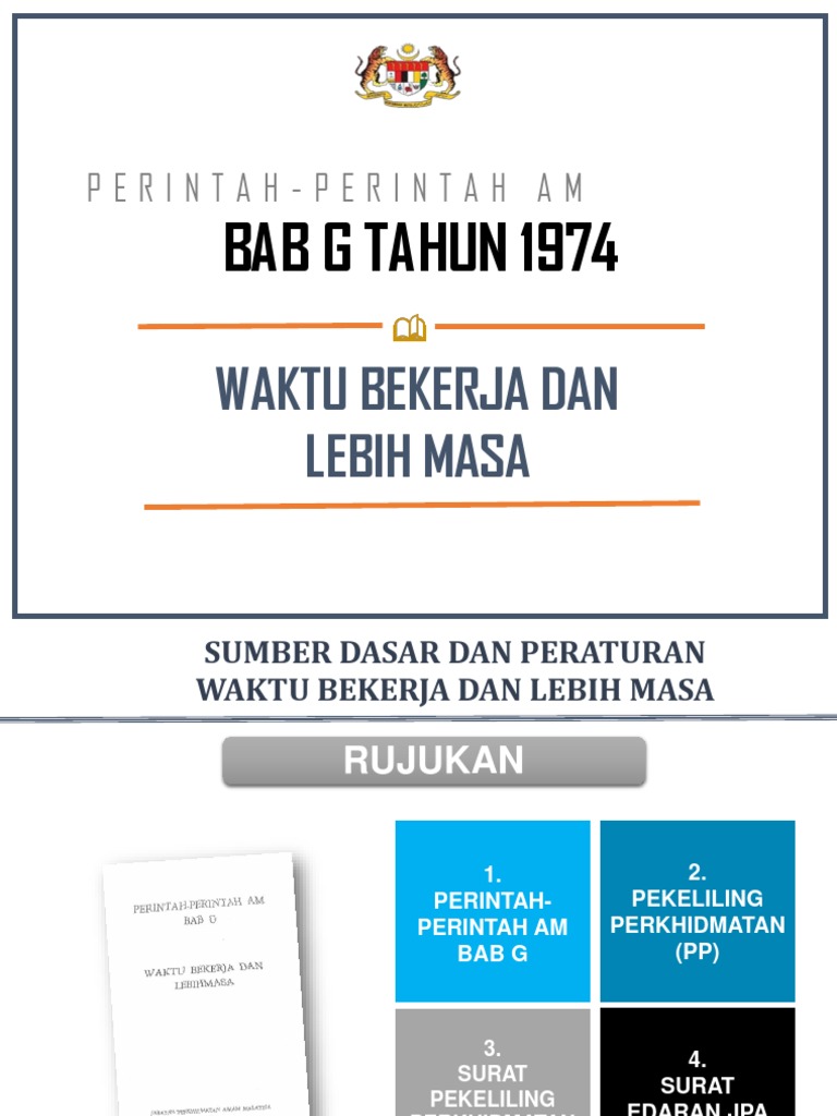Perintah Am (Bab G) | PDF