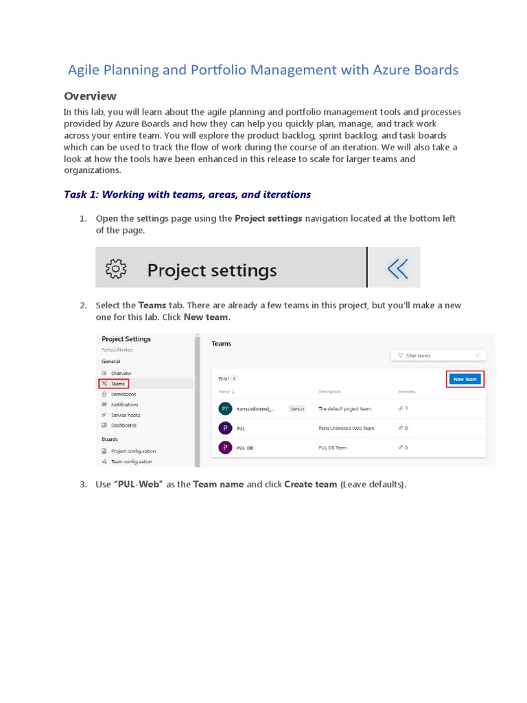 Agile Planning and Portfolio Management With Azure Boards | PDF | Scrum ...