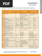 Hyvolt II Transformer Oil Properties | PDF | Physical Sciences | Materials