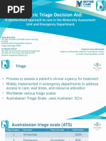 Modified Early Obstetric Warning Score MEOWS MID33 - AO13 v6.2 | PDF ...