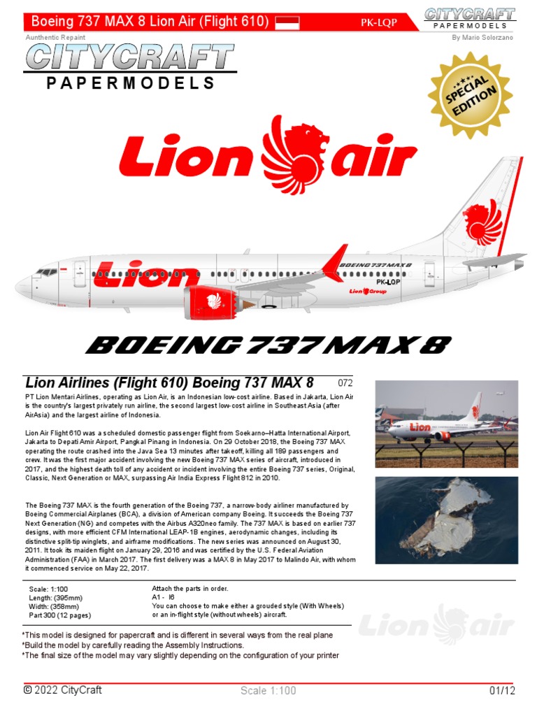 737 Max Lion Air | PDF
