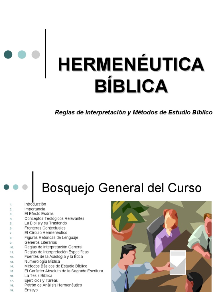 Hermeneutica Bíblica - Dr. Joselito Orellana Mora | PDF | Biblia | Hermenéutica