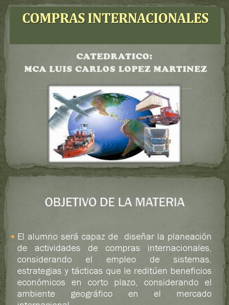 Compras Internacionales 2023 8a | PDF | Arancel | Calidad (comercial)