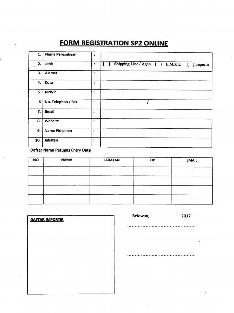 Form SP2 Online | PDF