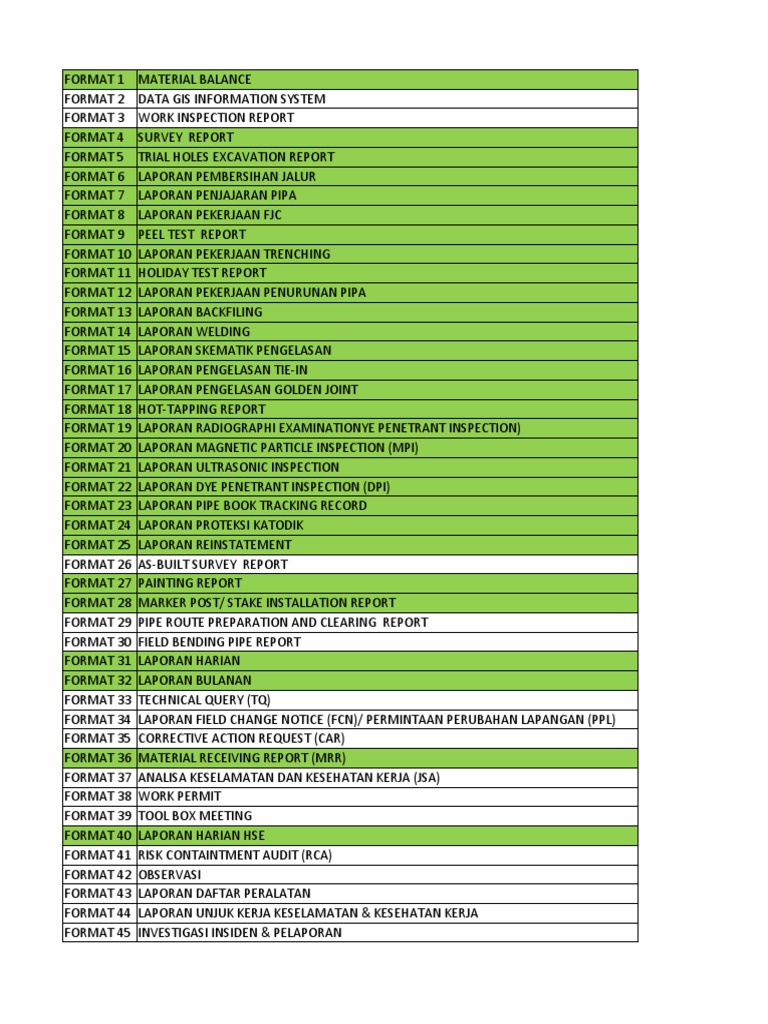 Form Report Baja Pipa New | PDF | Applied And Interdisciplinary Physics
