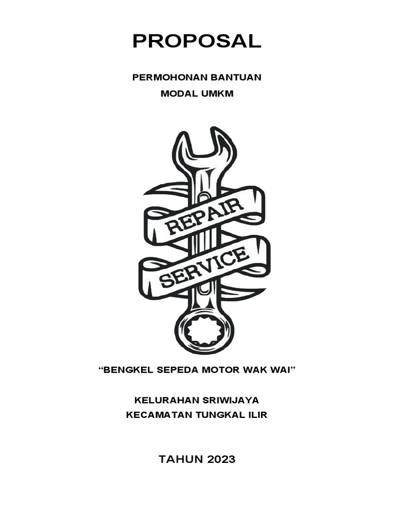 PROPOSAL Bengkel Betara Dumisake | PDF