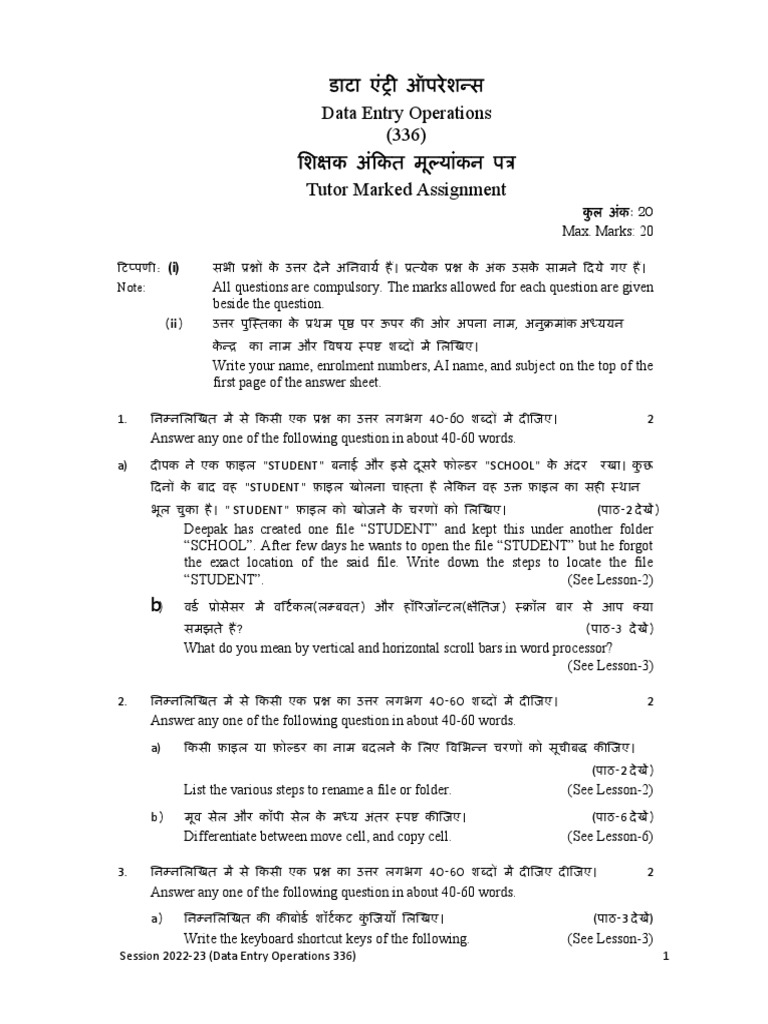 Data Entry 336 | PDF