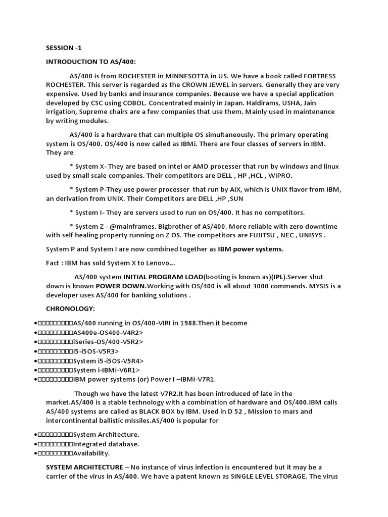 Session 1 | PDF | Databases | Ibm Db2