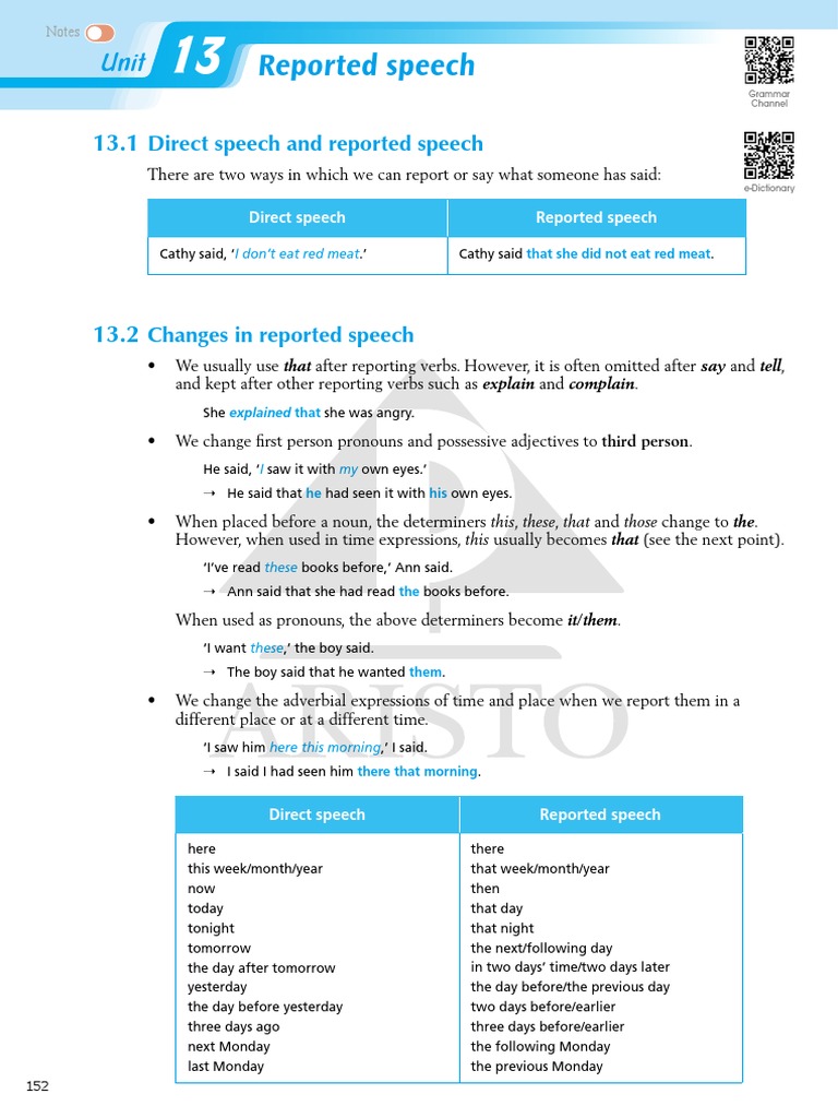 Grammar & Usage Unit 13 Answers | PDF | Morphology | Semantics