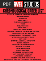 MCU Complete Viewing Order | PDF