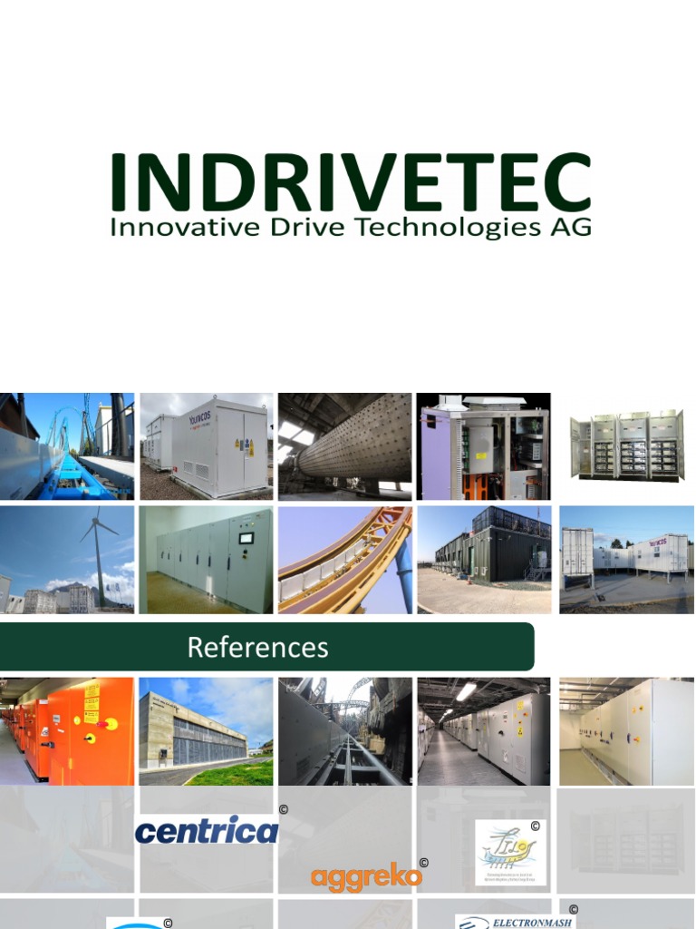 Indrivetec AG References | PDF | Power Station | Energy Technology