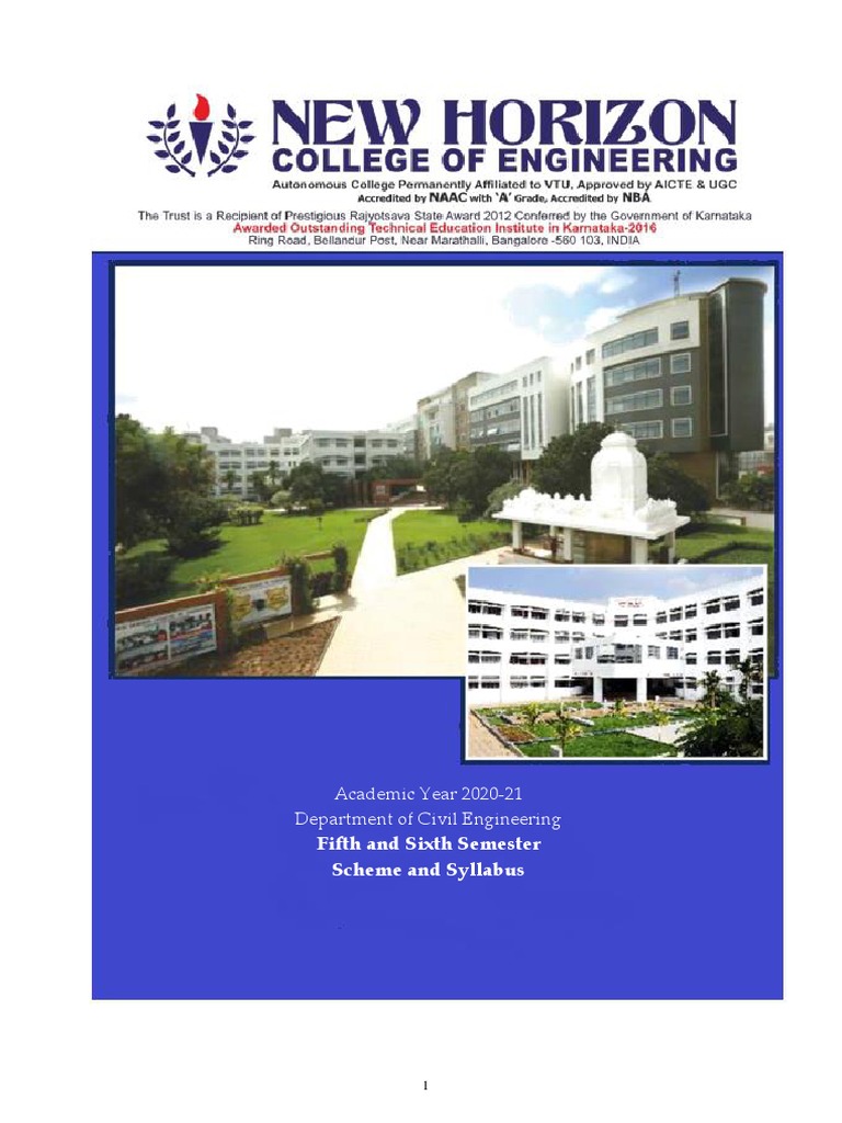 Third Year Syllabus 2020 21 | PDF | Soil Mechanics | Earth Sciences