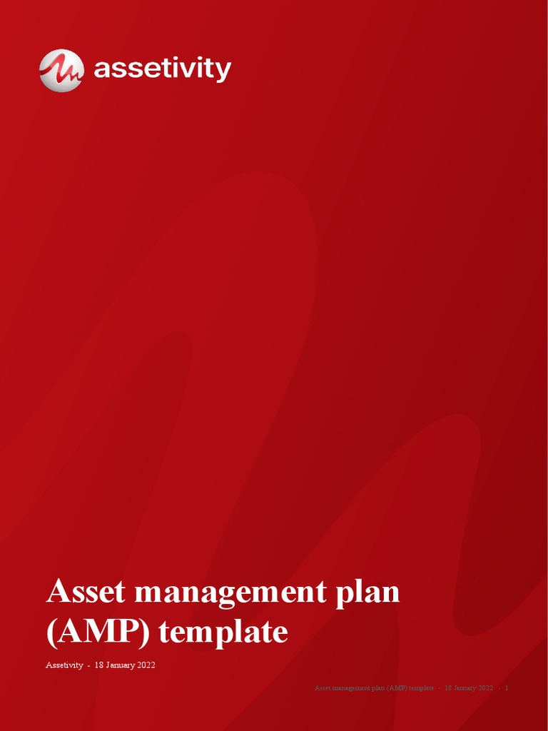 Assetivity Asset Management Plan Template | PDF | Risk | Risk Management