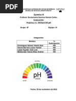 Practica 5 Brigada 1 | PDF | Ph | Ciencias fisicas