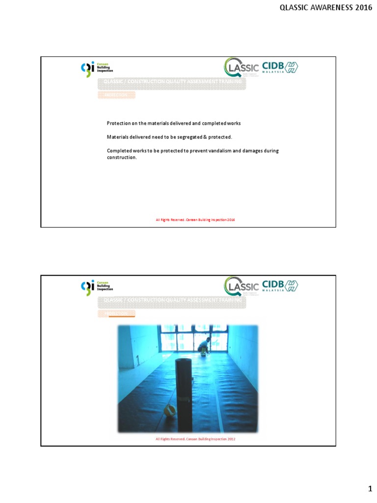 New Qlassic Assessment A Better Assessment System Compare To CONQUAS Part 2 | PDF | Quality ...