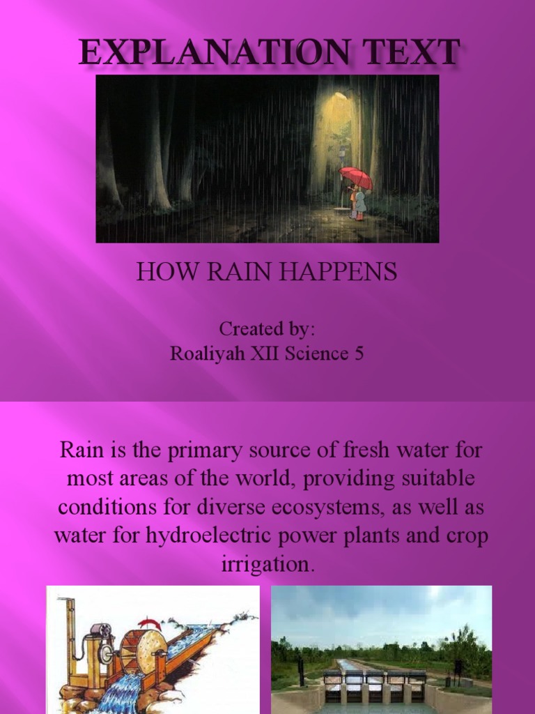 Dokumen - Tips Explanation Text About Rain | PDF