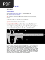 Find The Volume of The Sphere Using Vernier Calipers | PDF | Sphere ...