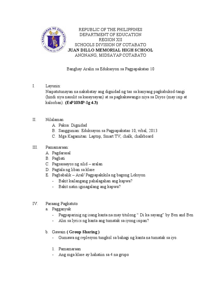 Esp 10 Dignidad LP | PDF