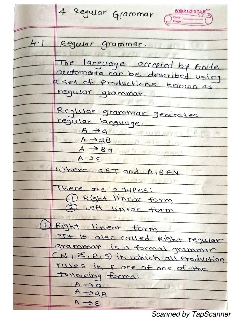 TCS Chapter 4 Notes | PDF
