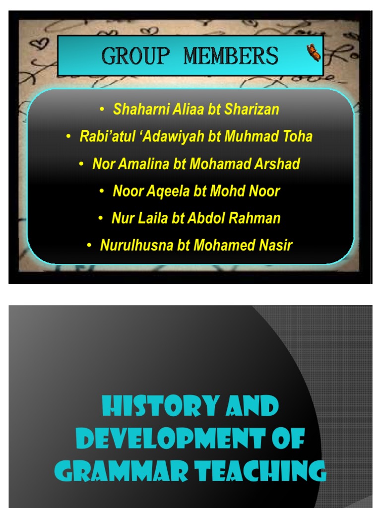 History and Development of Grammar Teaching | PDF | Grammar | Linguistics