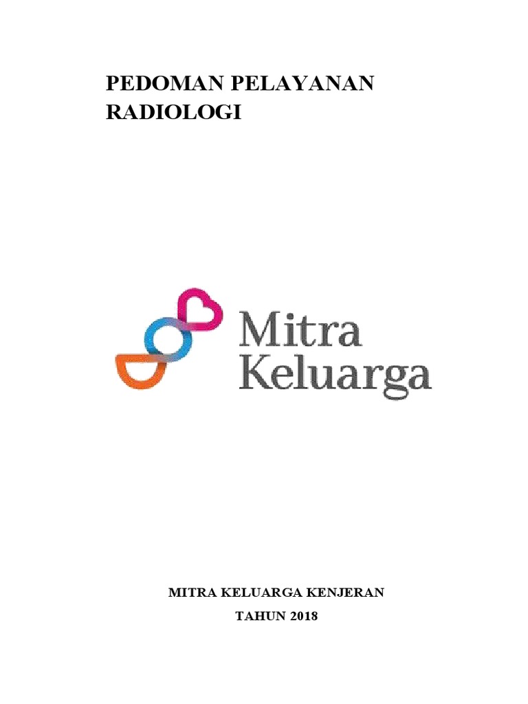 002 Pedoman Pelayanan Radiologi 2018 Revisi 01 | PDF