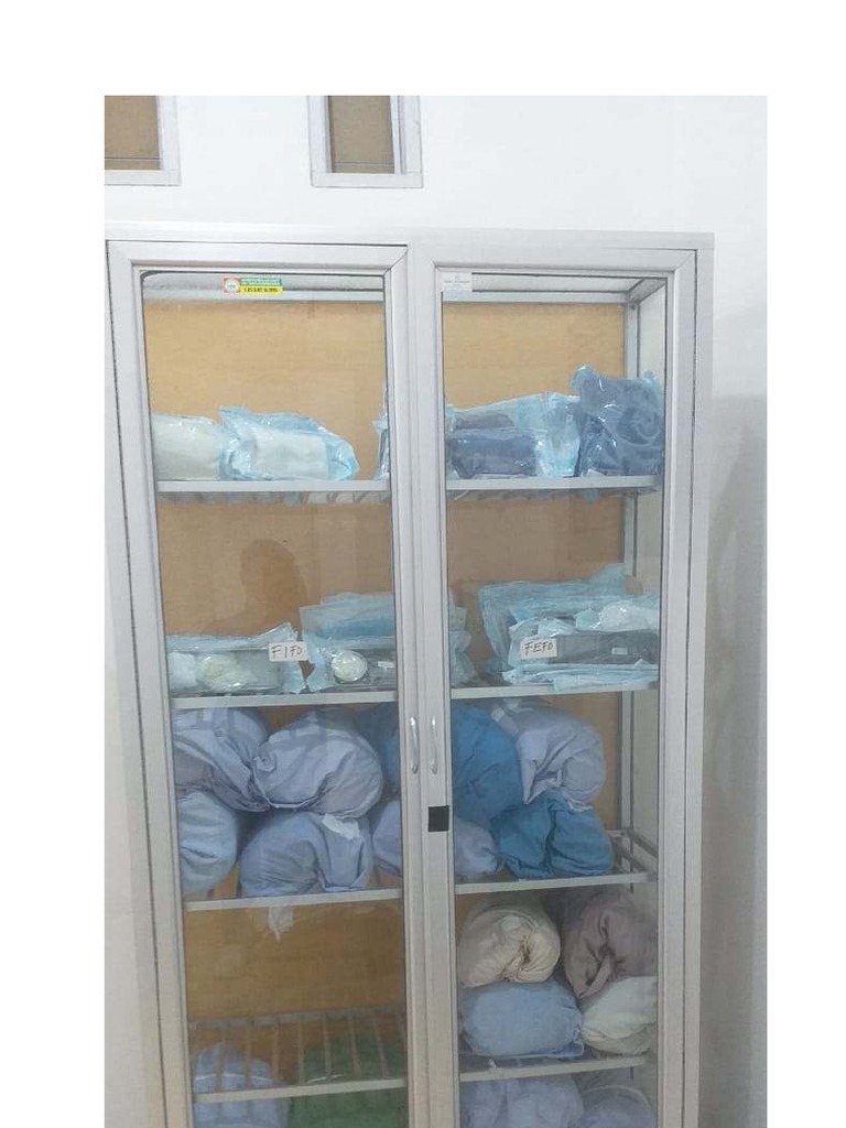 PPI 4.D. Penyimpanan peralatan medis danatau BMHP bersih dan steril ...