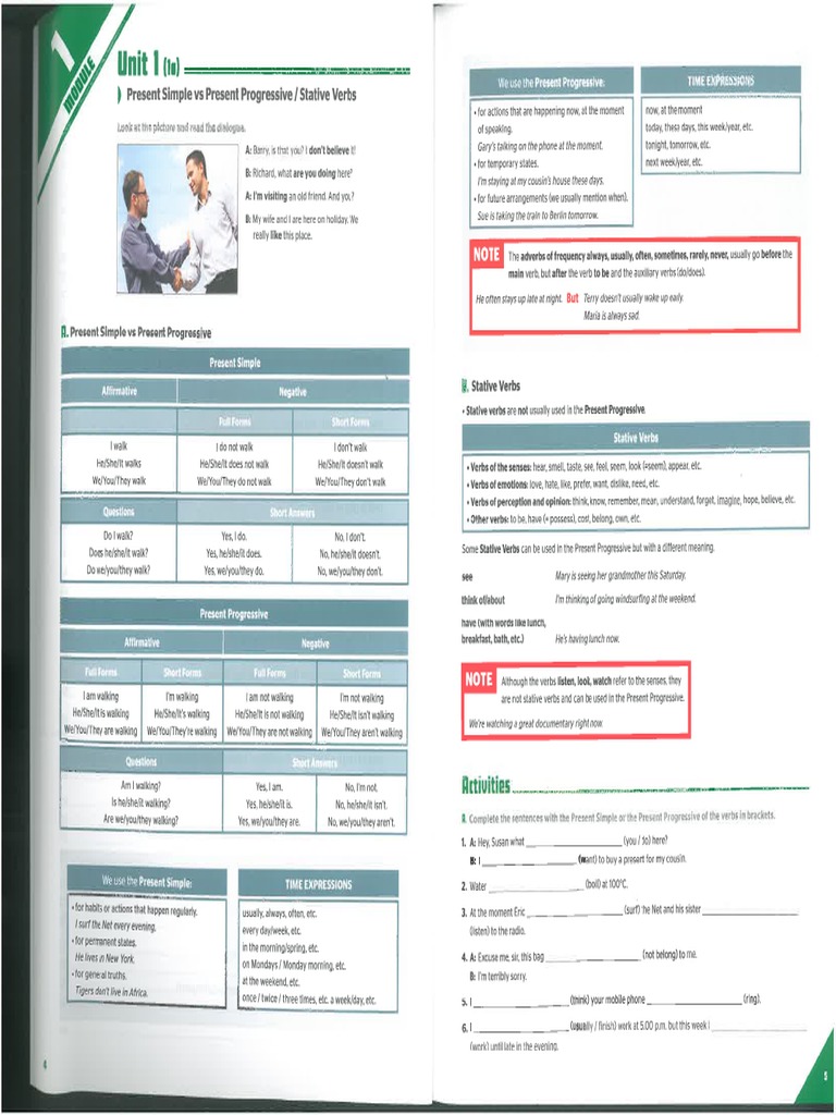 Pioneer Pre Intermediate Grammar | PDF