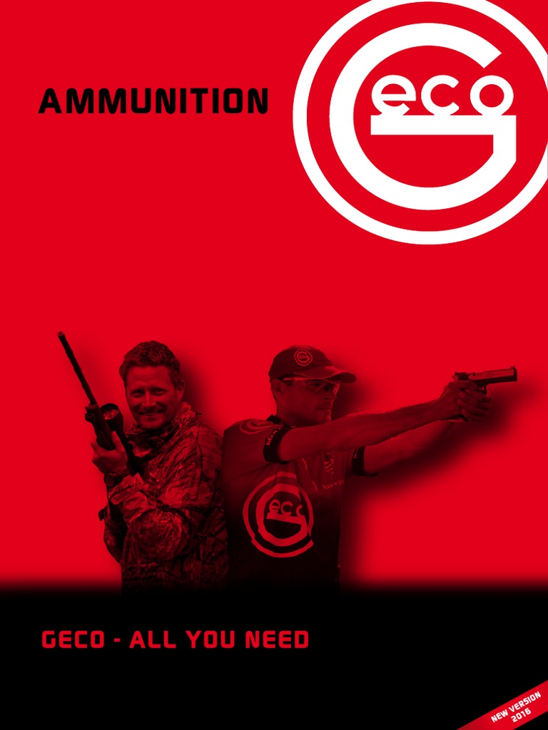 GECO Gesamtbroschüre 2016 English | PDF | Bullet | Cartridge (Firearms)