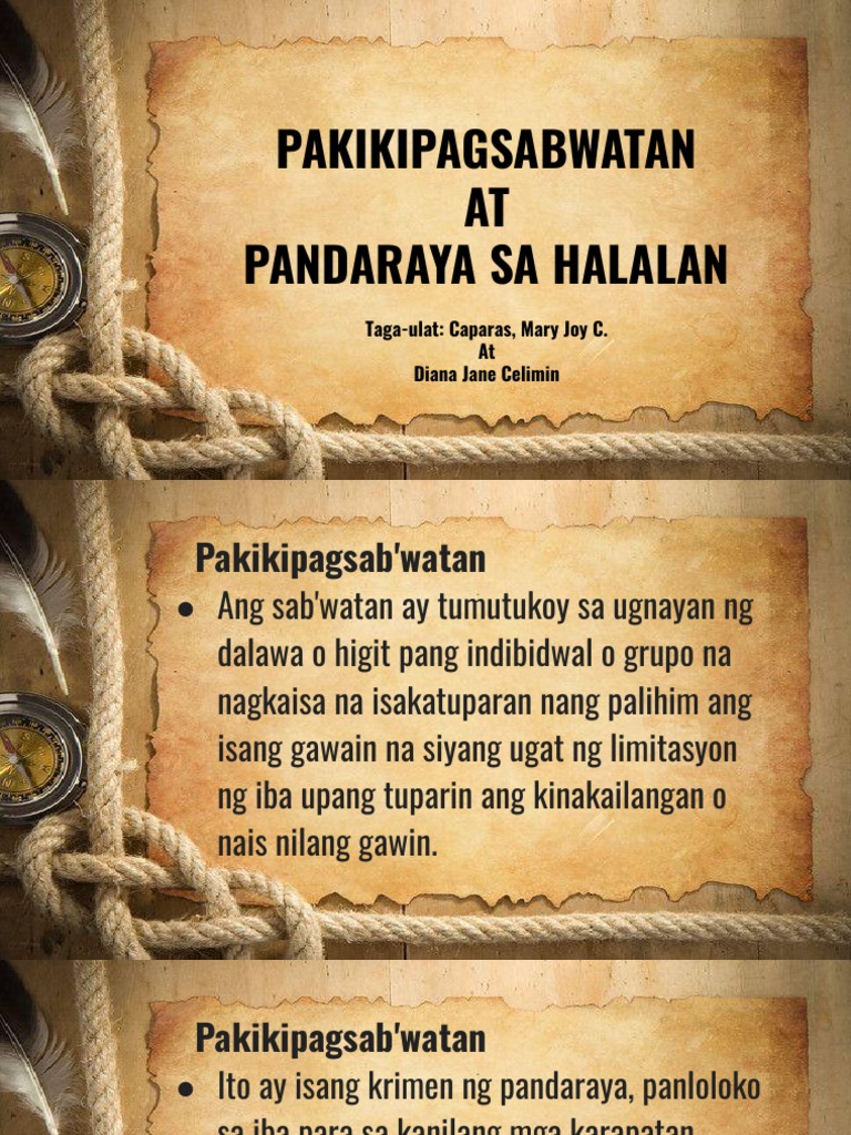 Pakikipagsabwatan at Pandaraya Sa Halalan | PDF