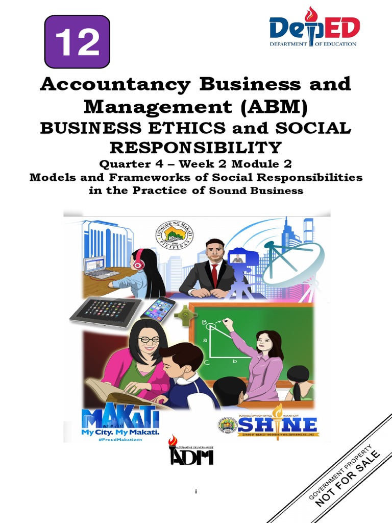 2.abm 12 Business Ethics Q4 WK2 Module 2 | PDF | Corporate Social Responsibility | Sustainability