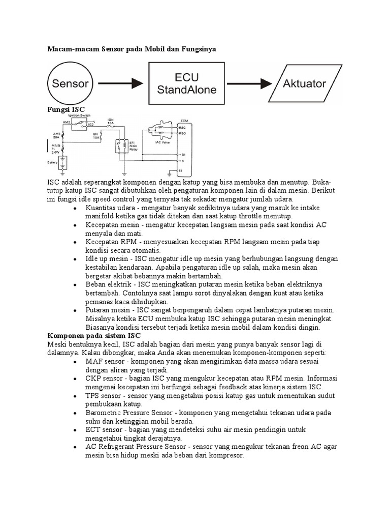 Sensor Engine Mobil | PDF
