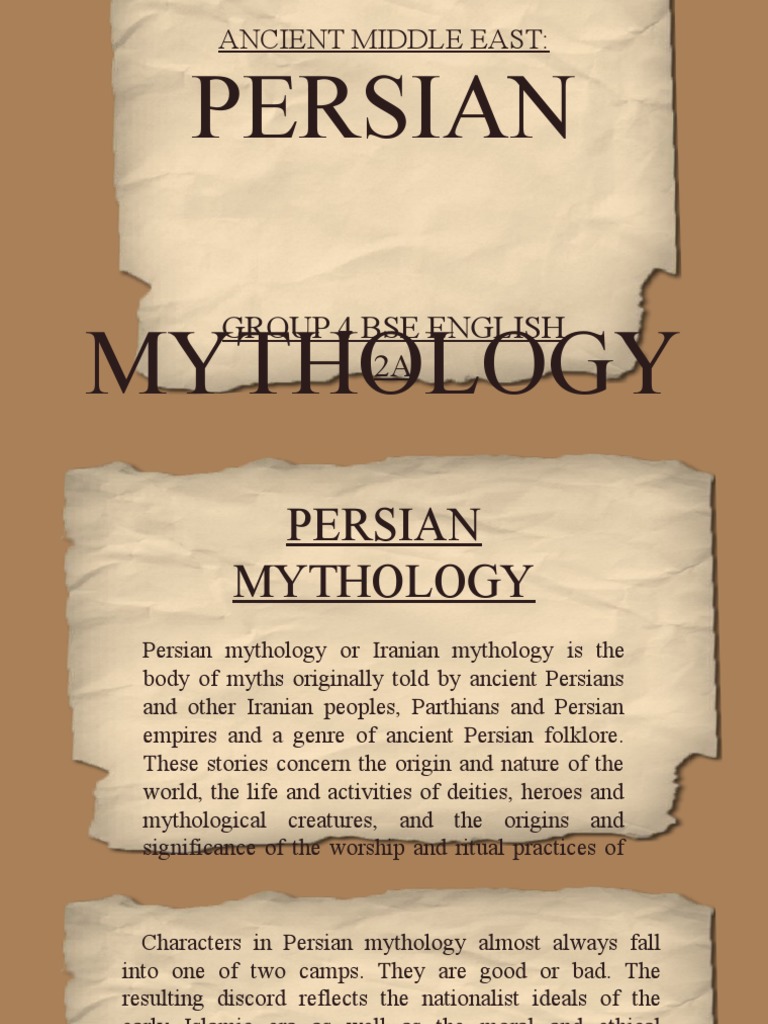 Ancient Persian Deities and Myths | PDF | Zoroastrianism | Deities