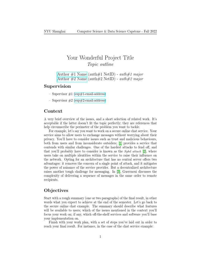 Nyush Ds Cs Capstone Outline Template | PDF | Information Technology ...