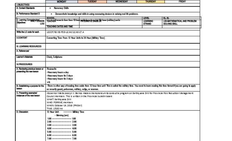 LS3 - Mathematical and Problem Solving Skills | PDF | Communication | Teaching