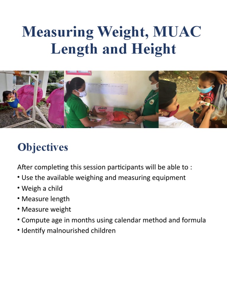 Measuring Weight, Height and Length | PDF | Weighing Scale | Health ...