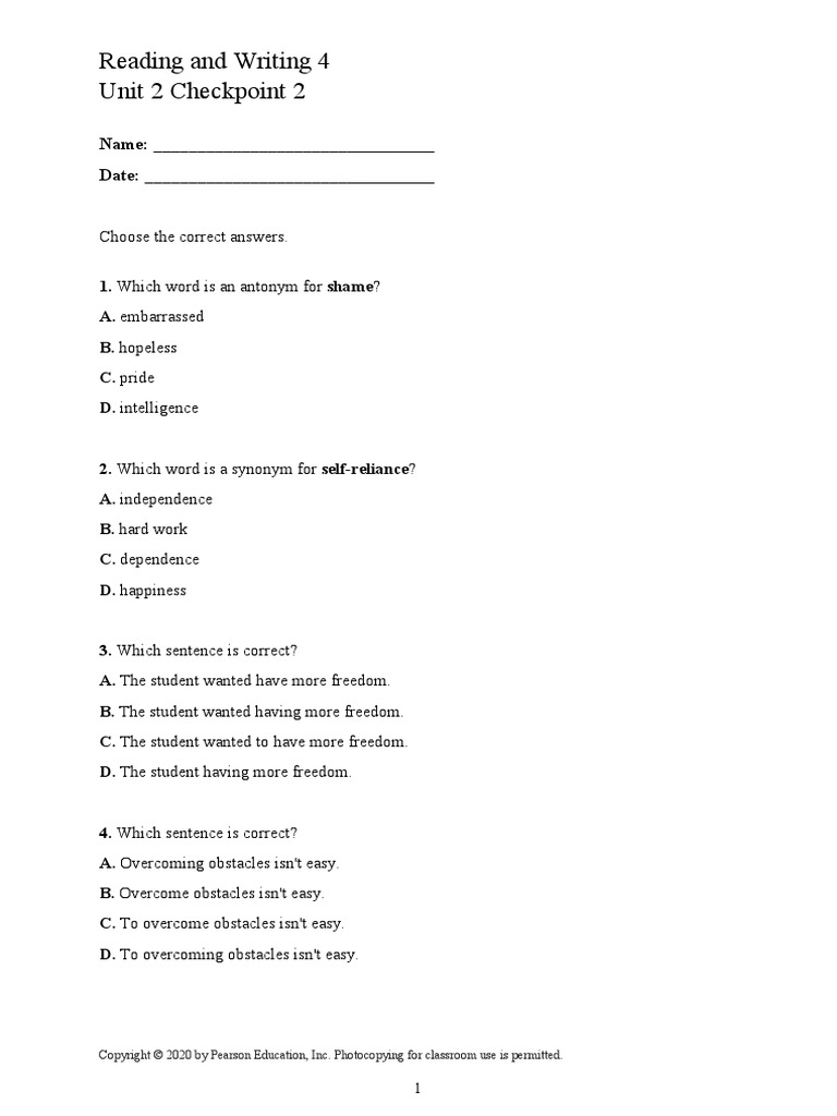 NS5e RW4 ckpt2 U02-1 | PDF